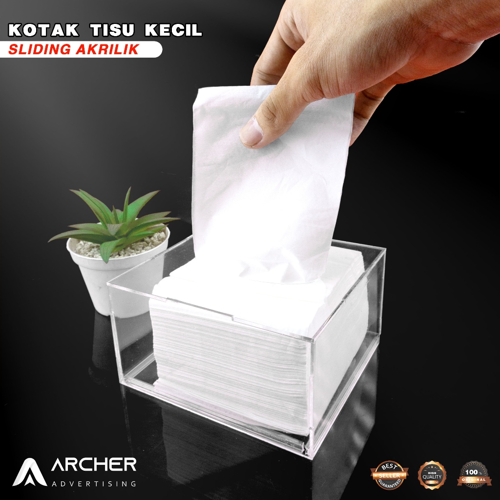 Jual KOTAK TISU BOX TISU MODEL SLIDING BAWAH AKRILIK | Shopee Indonesia
