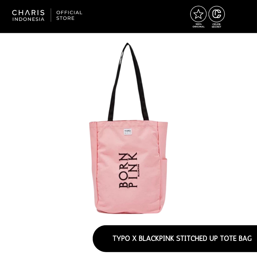 Jual TYPO X BLACKPINK Stiched Up Tote Bag / Tas Kpop Idol Merch Korea ...