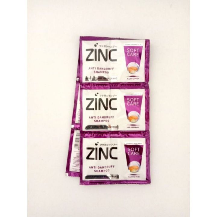 Jual SHAMPOO ZINC SACHET 10 ML 1 RENTENG 12 SACHET ALL VARIAN | Shopee ...