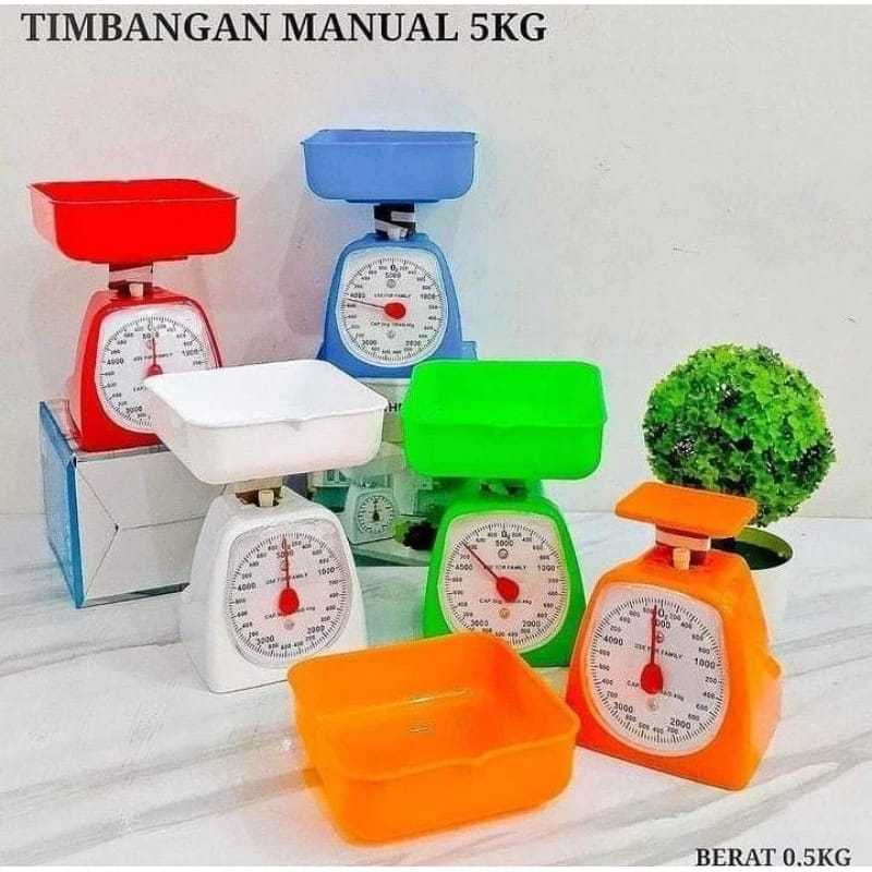 Jual Timbangan Analog / Timbangan Dapur / Timbangan Max 5 kg | Shopee ...