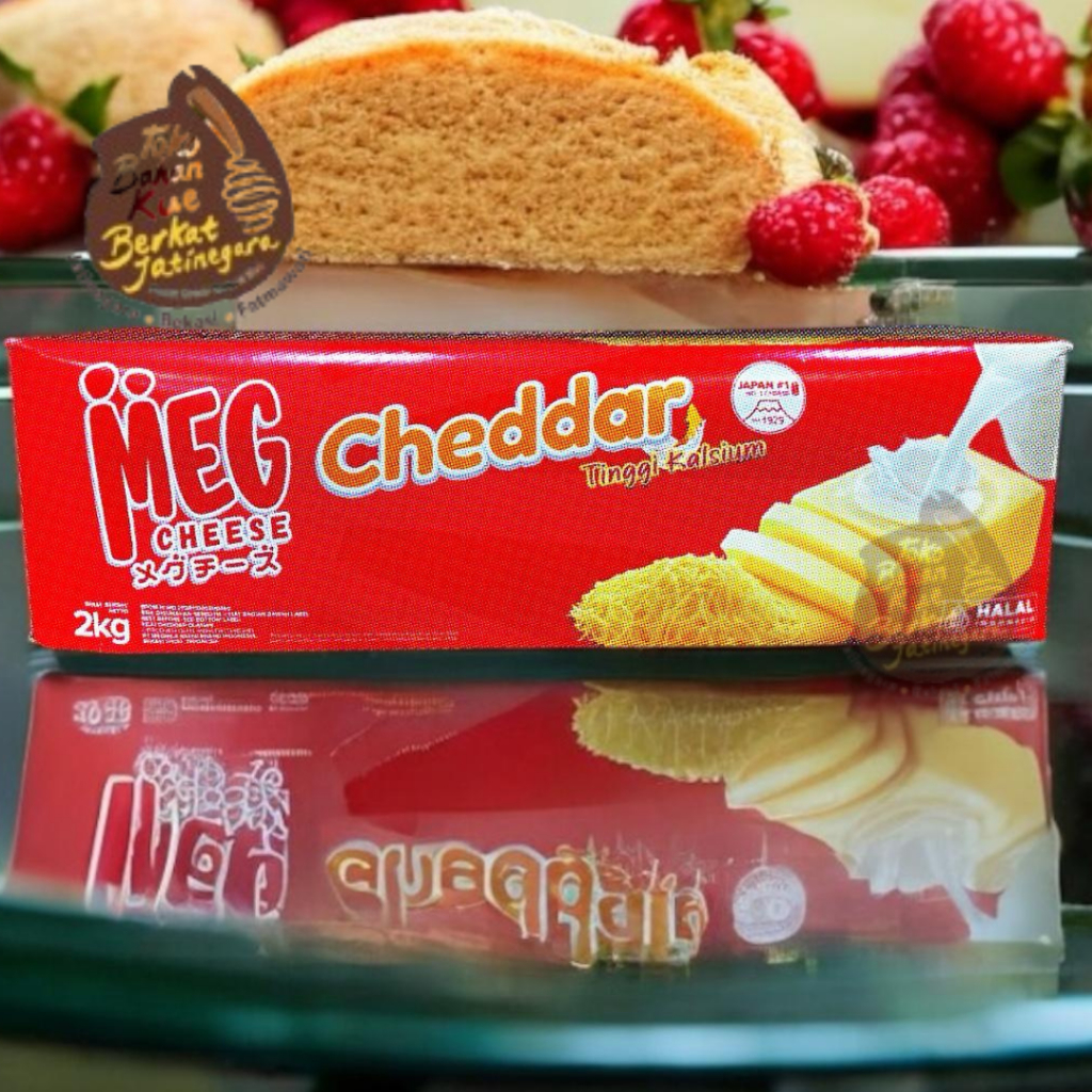 Jual MEG CHEDDAR MERAH 2 KG / KEJU MEG MERAH | Shopee Indonesia