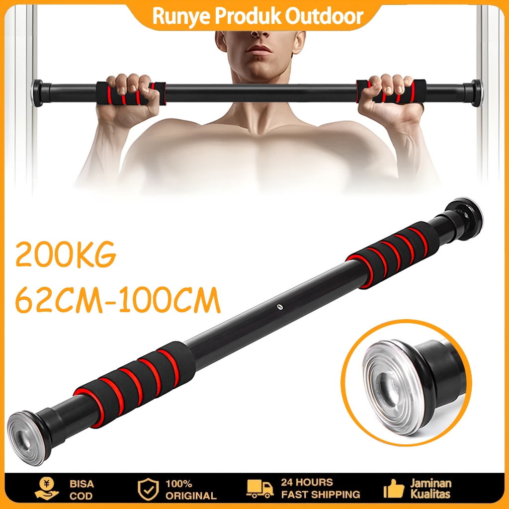 Jual Pull Up Bar Door Chinning Alat Fitness Olahraga Rumah / Alat Pull ...