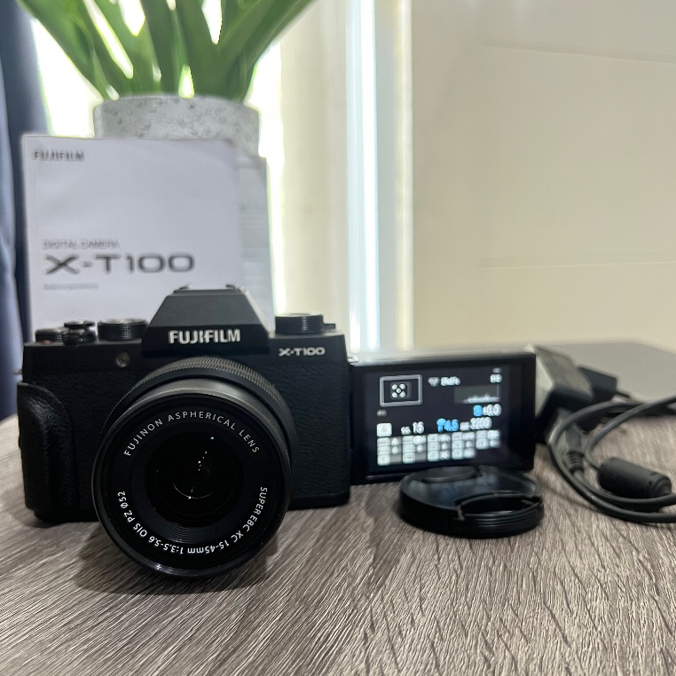 Jual FUJIFILM X-T100 / XT100 Body + Lensa Kit 15-45mm Second Pemakaian ...