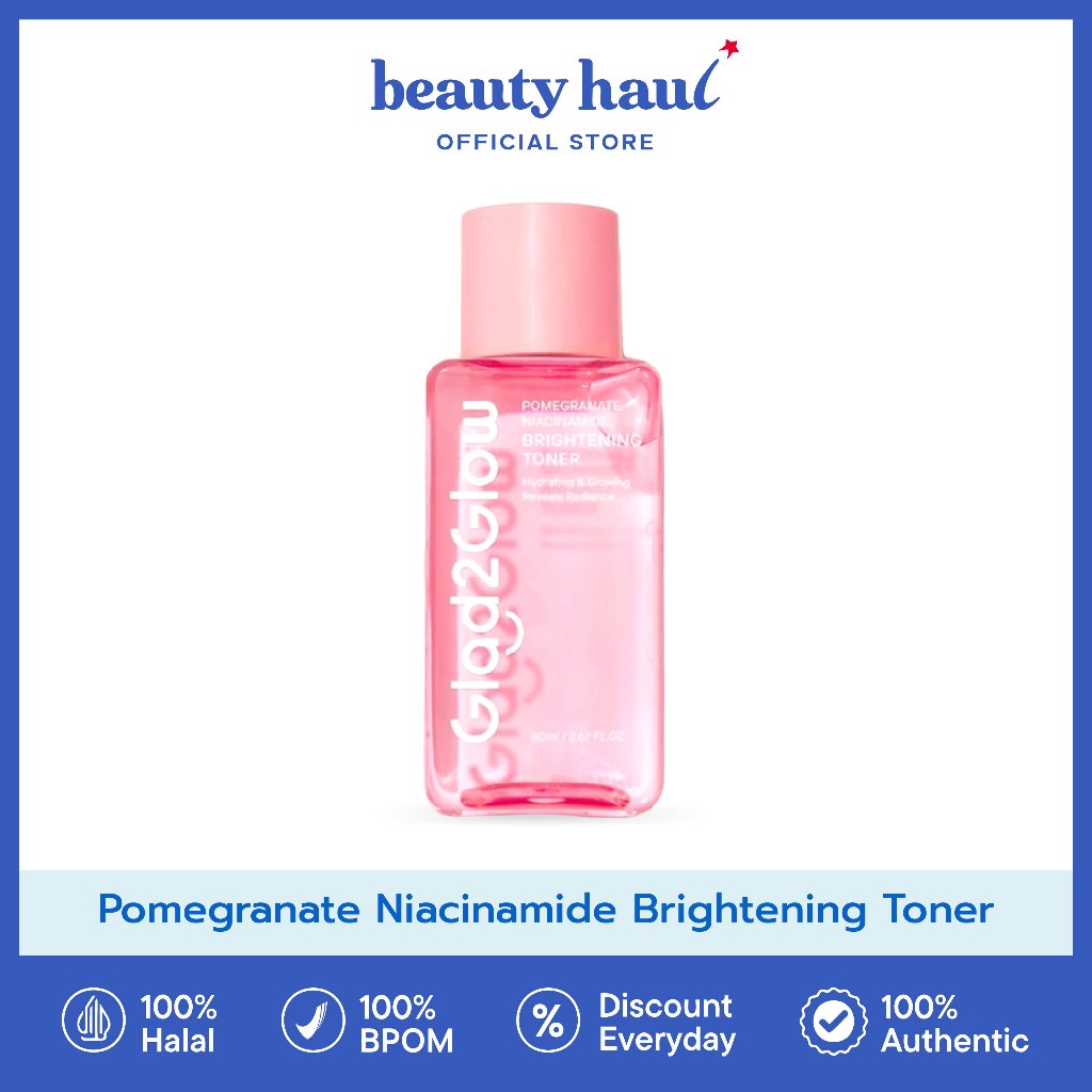 Jual GLAD2GLOW Pomegranate Niacinamide Brightening Toner | Shopee Indonesia