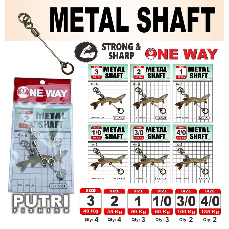 Jual ONE WAY METAL SHAFT SPLIT RING KONEKTOR Aksesoris Pancing | Shopee ...