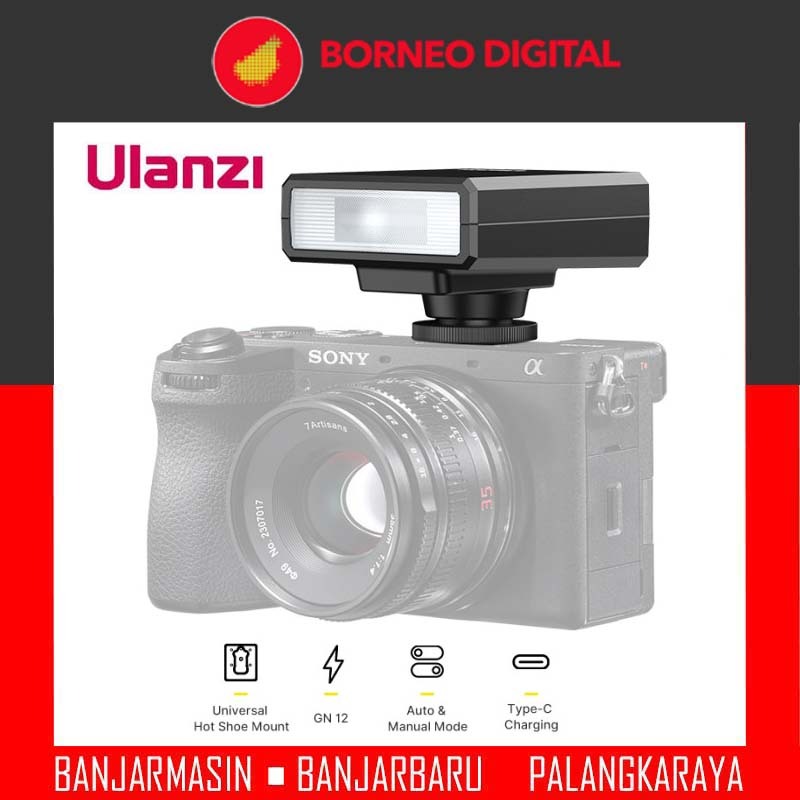 Jual Ulanzi F12 Mini Camera Flash Speedlite Ultra Portable Universal ...