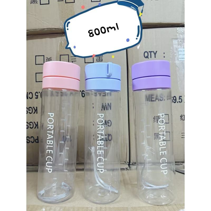 Jual BOTOL MINUM PORTABEL CUP 600&800ML | Shopee Indonesia