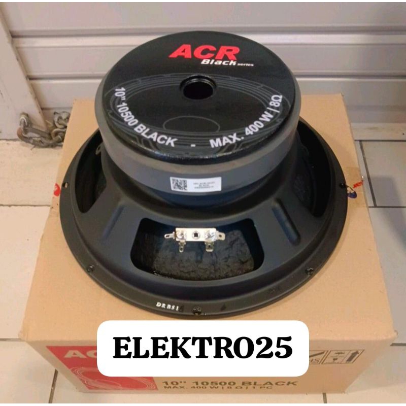 Jual SPEAKER ACR 10" 10500 BLACK ACR WOOFER 400 WATT | Shopee Indonesia