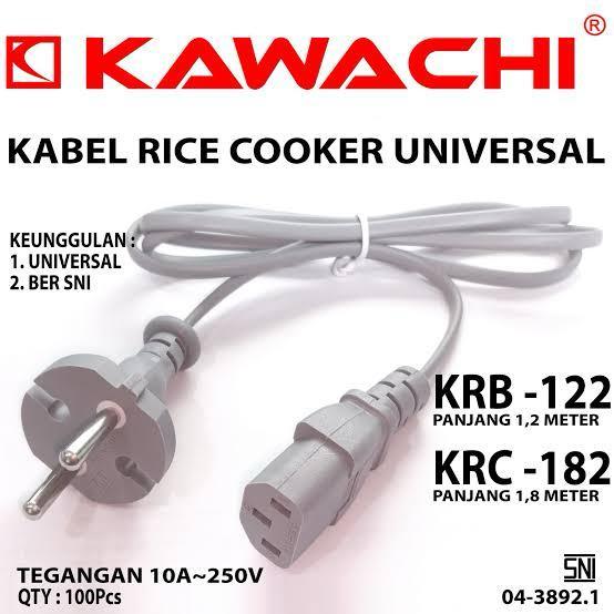 Jual Kabel Rice Cooker 1.8 Meter KRC-182 | Shopee Indonesia