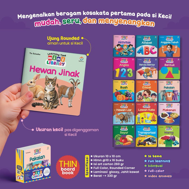 Jual Buku Learning Time Mini Library Isi 16 | Shopee Indonesia