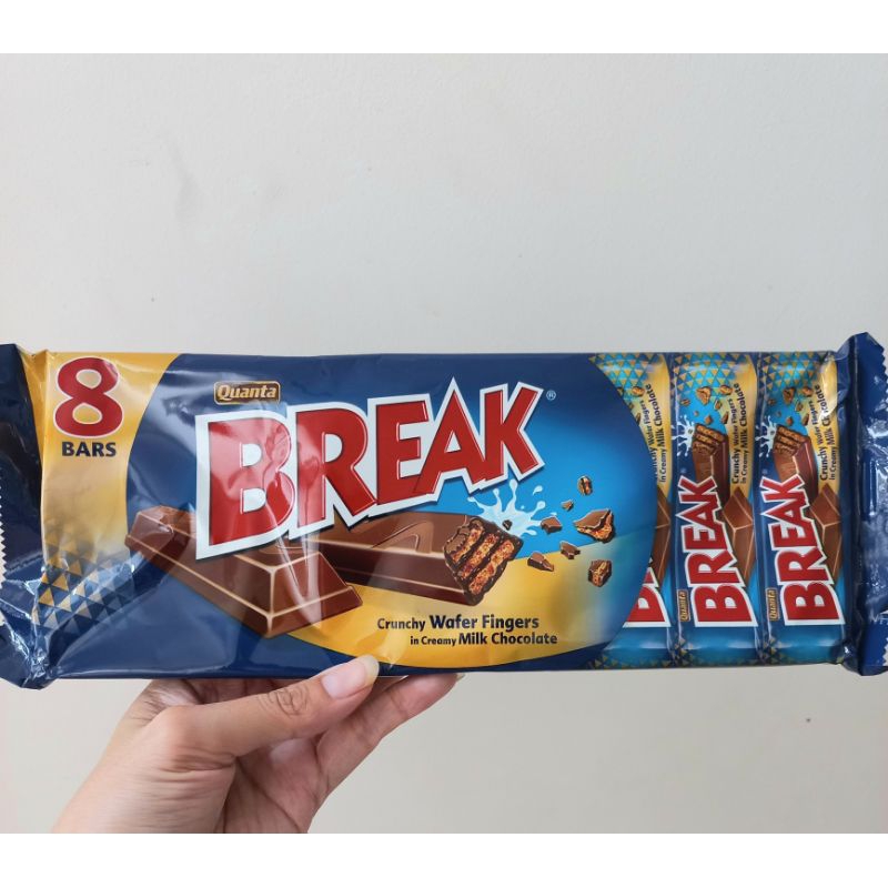 Jual quanta break chocolate wafer (READY,IMPORT) | Shopee Indonesia