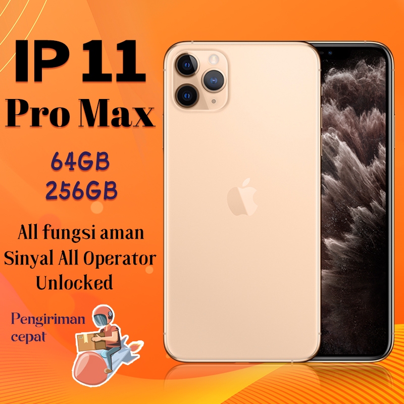 Jual iphone 11 pro max Second 64GB 256GB 6.5inch Seken fullset inter Original 100% LCD Mulus ip ...