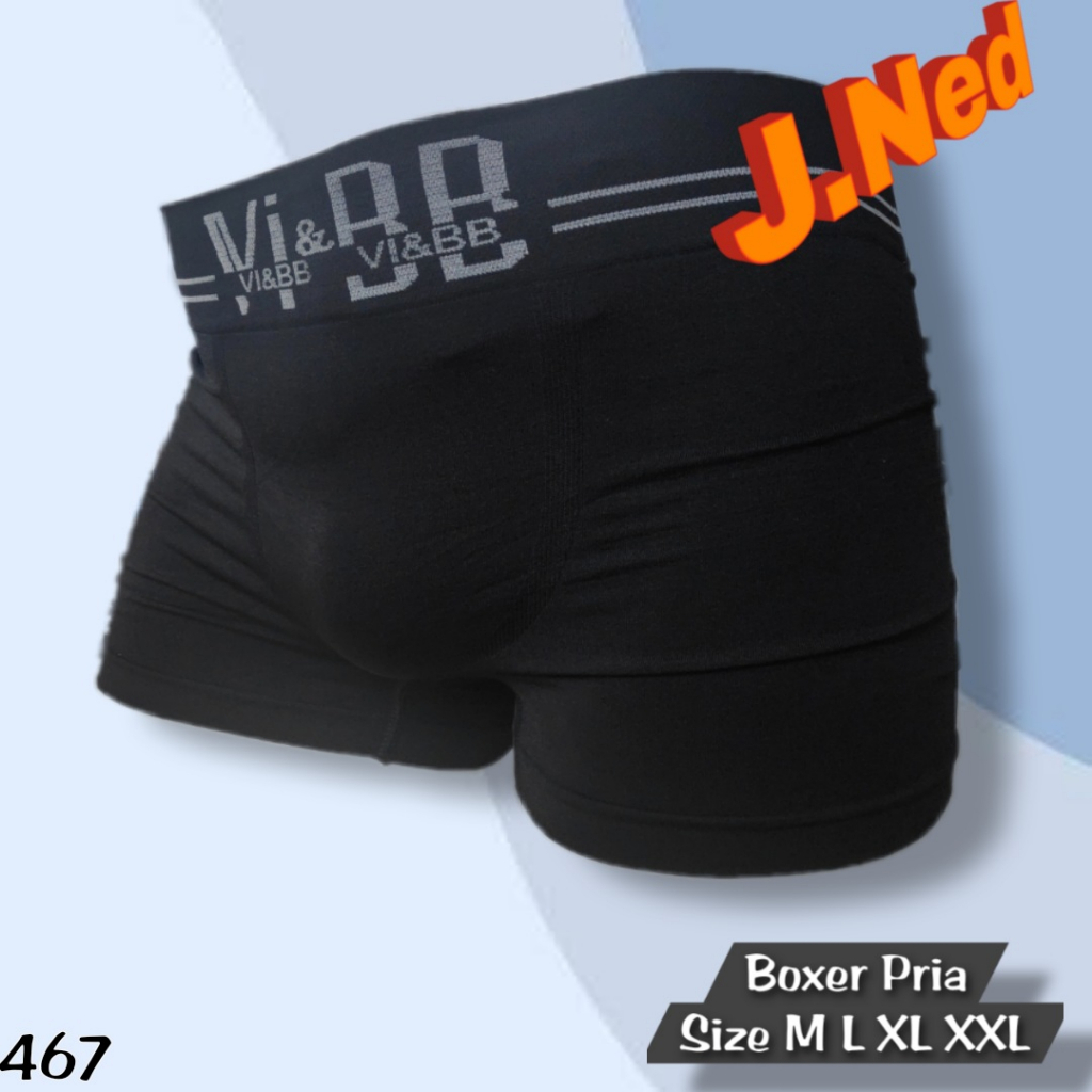 Jual J467 (1-3 pcs) Vi-Bb Cd Boxer Pria Dewasa Dan Remaja Size M L Xl ...