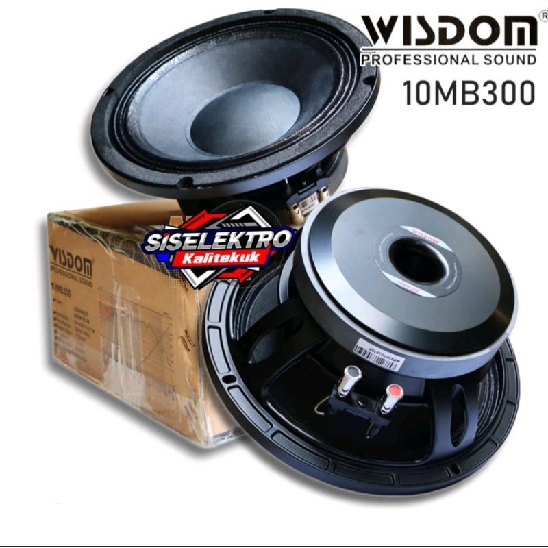 Jual speaker 10 inch speaker wisdom 10mb300 component speaker wisdom ...