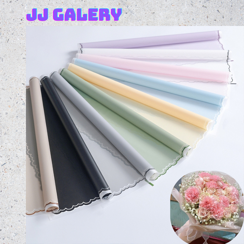 Jual Kertas Bunga Buket Varian List Cloud Awan Frame Transparan Flower ...