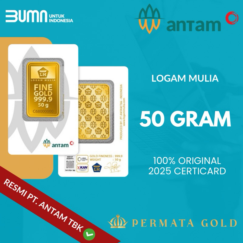 Jual LM ANTAM CERTICARD 2024 - 50 Gram | Shopee Indonesia
