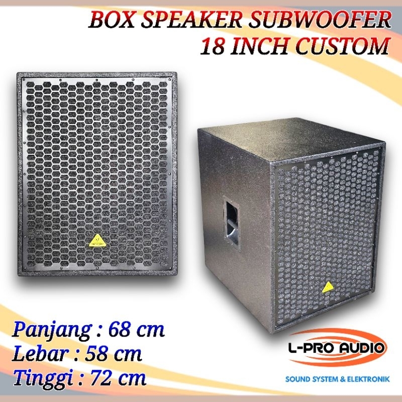 Jual Box speaker 18 inch Custom model RCF bok subwoofer 18in | Shopee ...