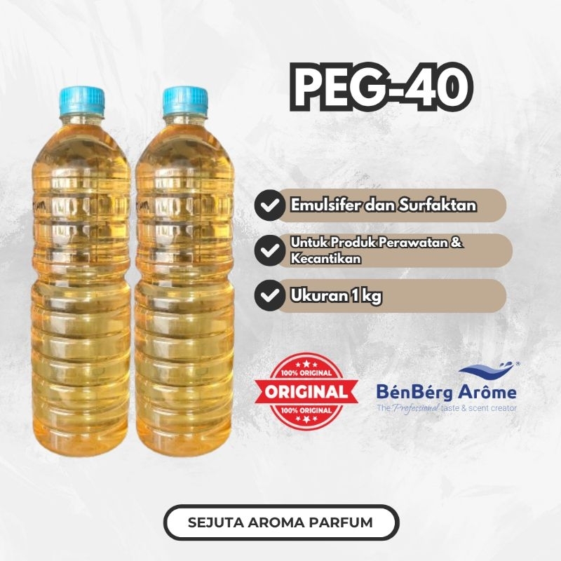 Jual PEG 40 Hydrogenated Castor Oil (HCO) Original Benberg Arome Uk.1Kg ...