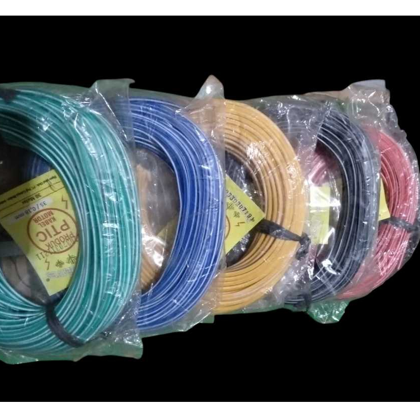 Jual Kabel Motor 35/0.18MM Golden Leaves Hitam, Merah, Biru, Hijau ...
