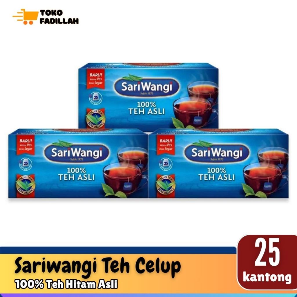 Jual Sariwangi Teh Celup Asli isi 25 Kantong | Shopee Indonesia