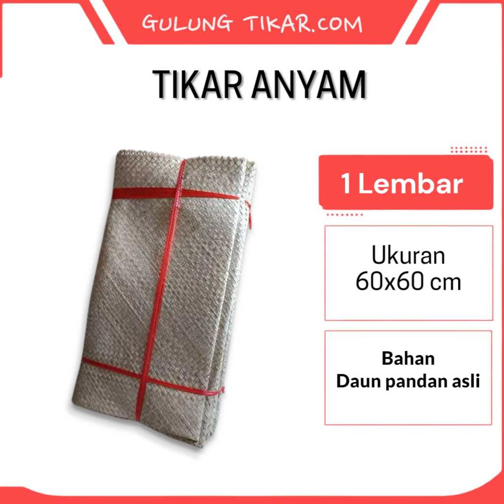 Jual TIKAR PANDAN KECIL 60x60 CM - SAMAK SAJEN/SESAJEN UPACARA ADAT ...