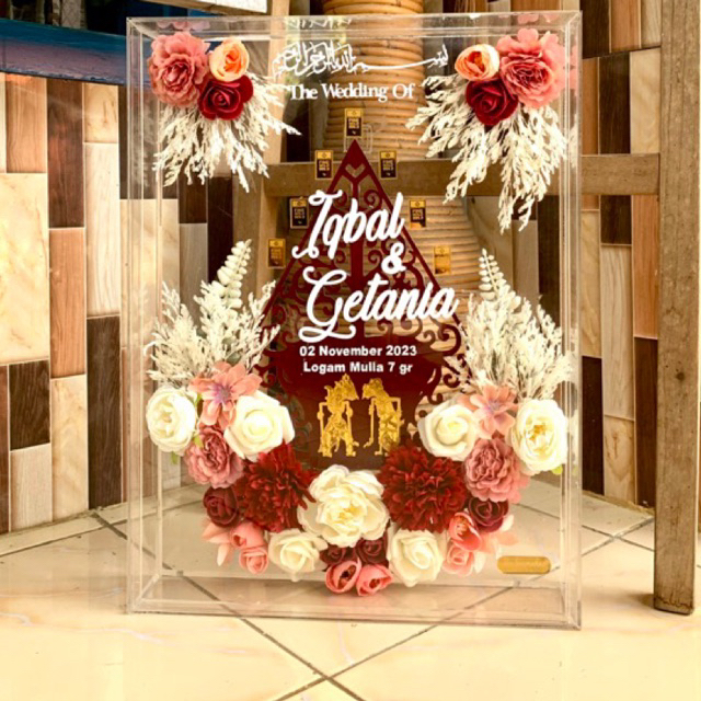 Jual Mahar Nikah Gunungan Wayang Rama Sinta Full Acrylic | Shopee Indonesia