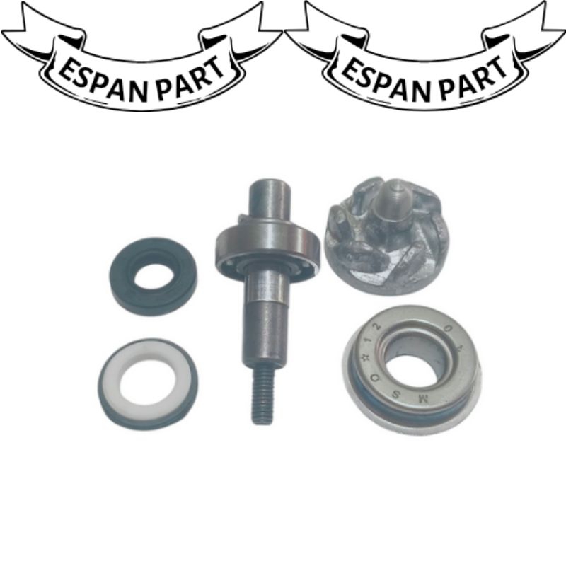 Jual Waterpump assy set bearing kipas as seal water pump vario 110 karbu kvb old lama asli ori ...