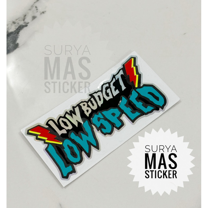 Jual stiker low budget low speed viral hologram motor | Shopee Indonesia