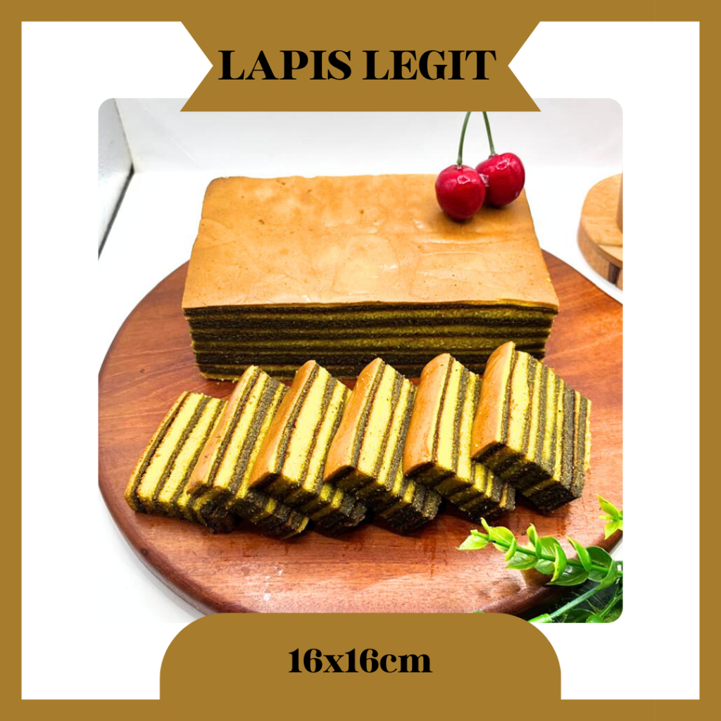 Jual Kue Lapis Legit Spesial Original Ukuran / Lapis Legit | Shopee ...