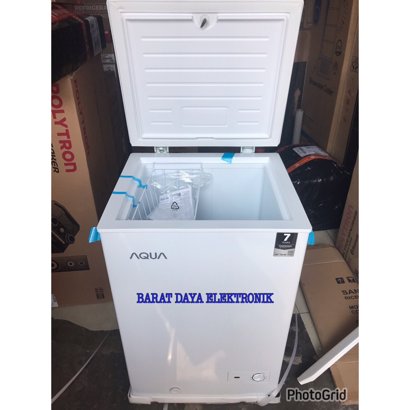 Jual Freezer Aqua Freezer Box AQF-120MC Chest Freezer Lemari Pembeku ...