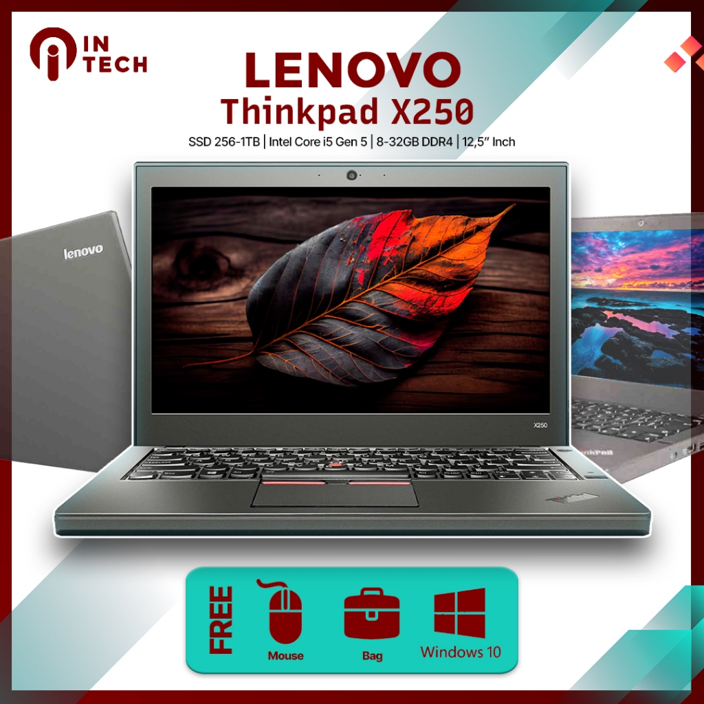 Jual Lenovo Thinkpad X250 Intel Core i5 Gen 5 RAM 8GB SSD 256GB Laptop ...