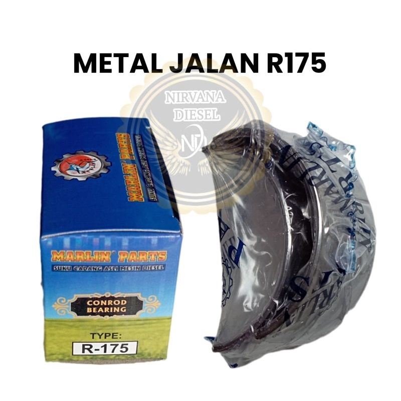 Jual Metal jalan conrod bearing cpm R175 R180 7pk 8pk std merk marlin ...