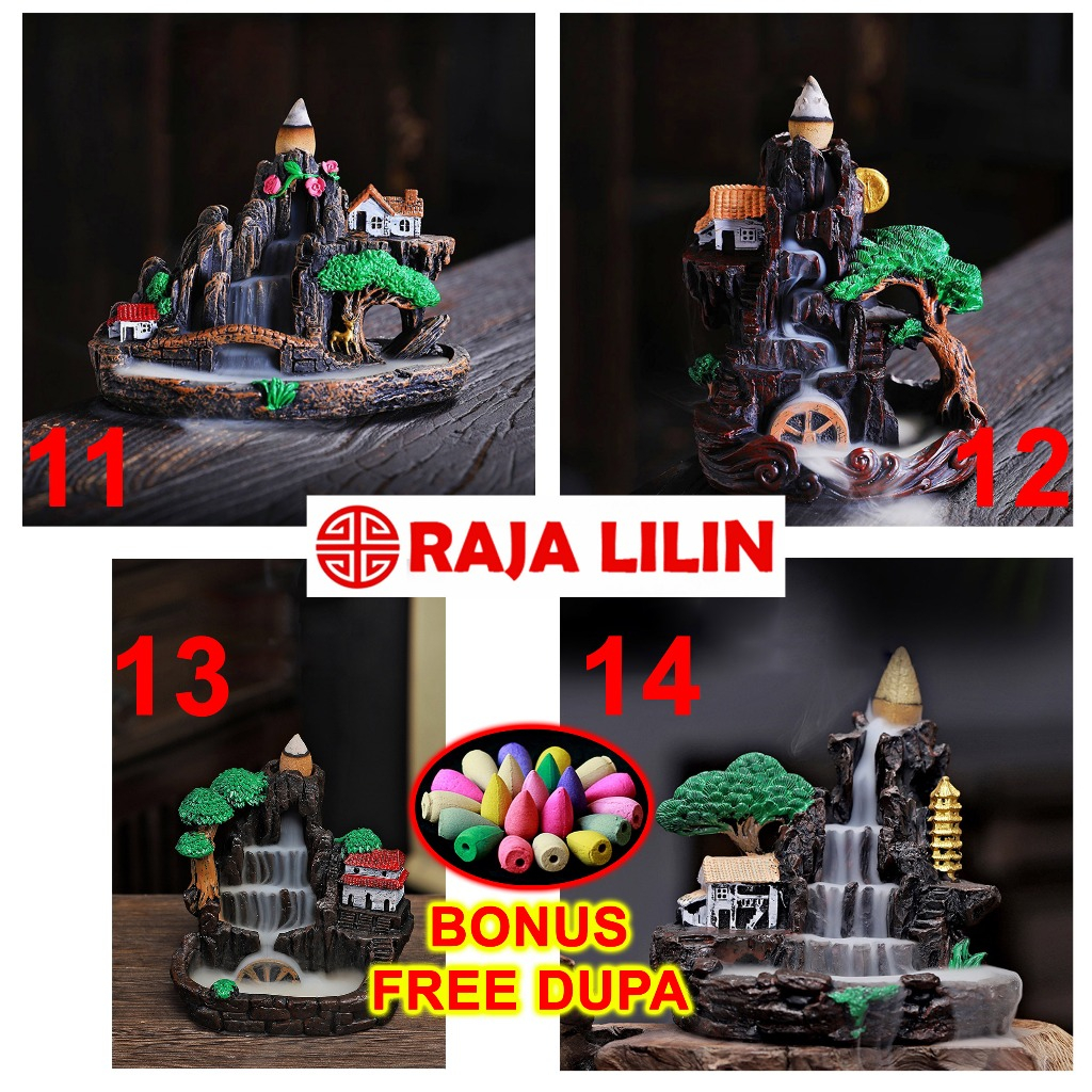 Jual Pembakar Dupa Arus Balik Tempat Dupa Backflow Asap Jatuh Ornamen ...