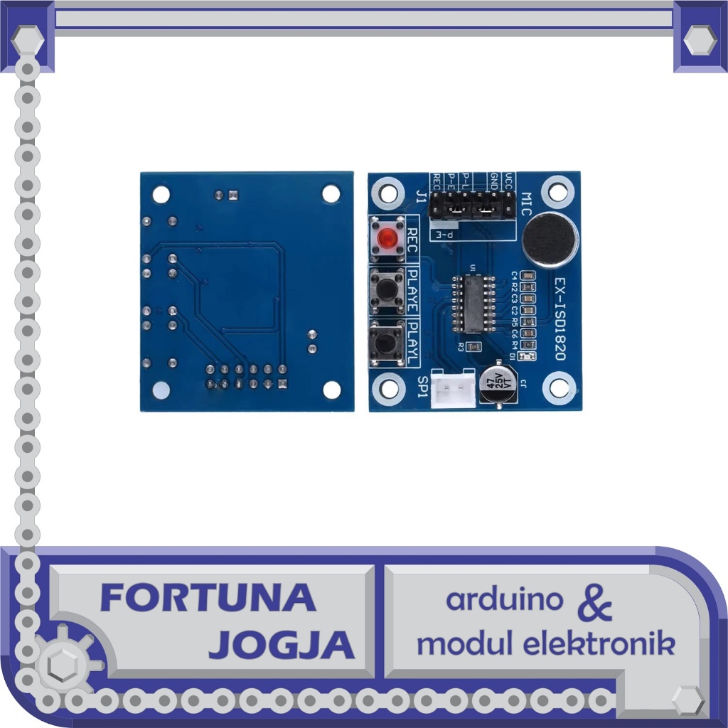 Jual ISD1820 Sound Recorder + Playback Perekam Pemutar Suara Voice ...