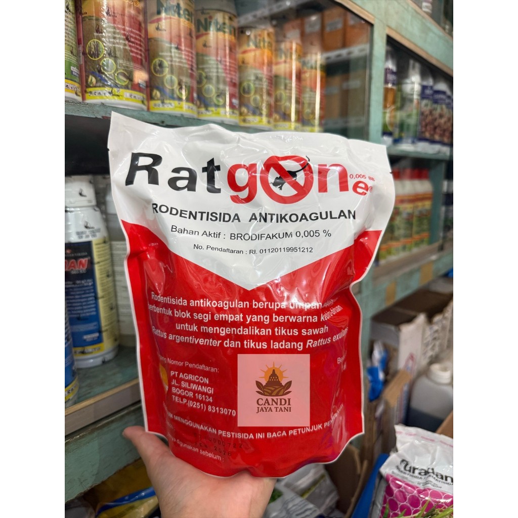 Jual Ratgone 0,005 BB Racun Tikus - Rodentisida Antikoagulan Kemasan 1 ...