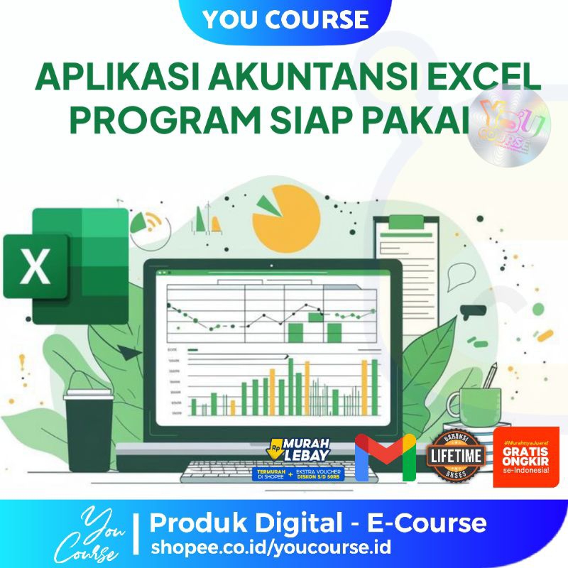 Jual APLIKASI AKUNTANSI EXCEL Program Siap Pakai - Aplikasi Akuntansi Format Excel Terintegrasi ...