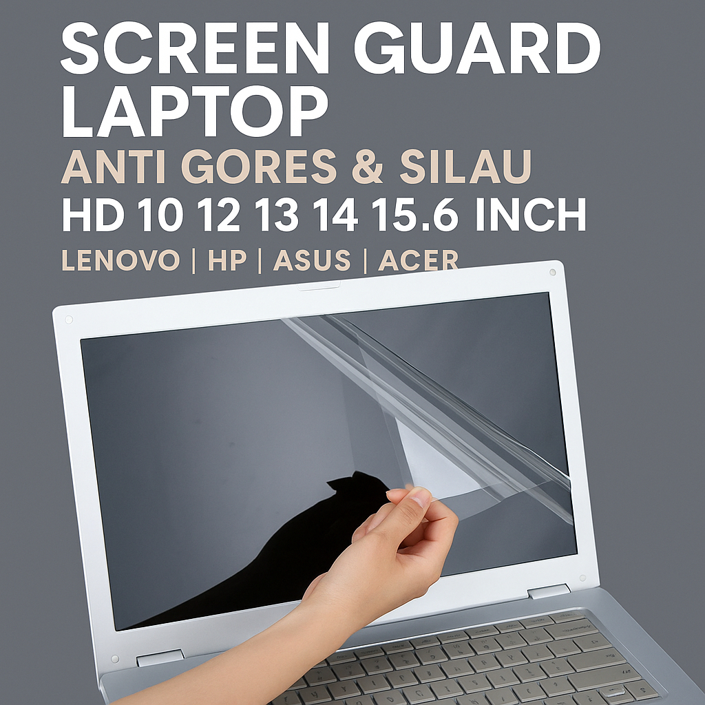 Jual Screen Guard Laptop Anti Gores 10 12 13.3 14 15.6 Inch Lenovo HP ...