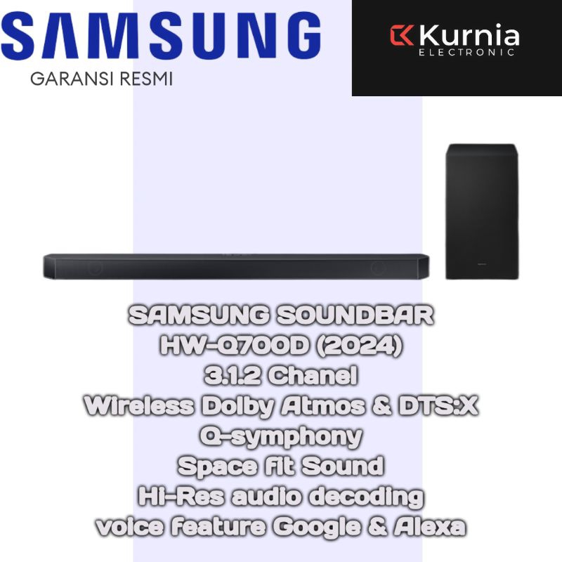 Jual SAMSUNG HW-Q700D / Q700D WIRELESS ATMOS SOUNDBAR 2024 series ...