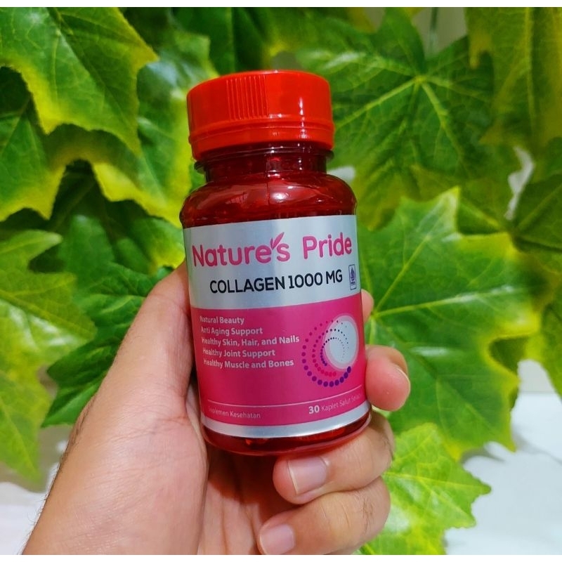Jual COLLAGEN 1000MG ISI 30 SOFTGEL NATURES PRIDE | Shopee Indonesia