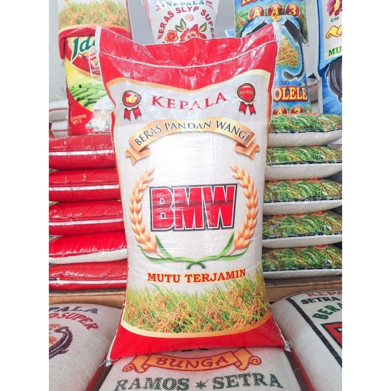 Jual BERAS BMW PANDAN WANGI PREMIUM 5LT / 5KG / 10KG / 20KG / 25KG ...