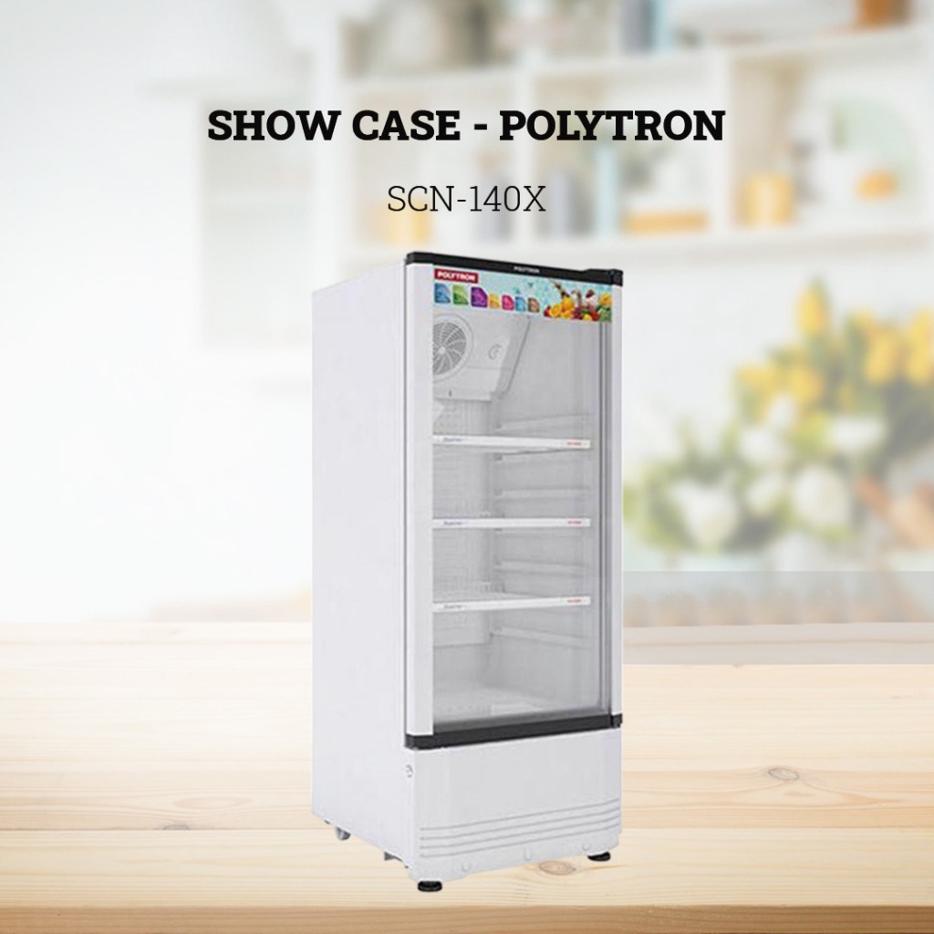 Jual Show Case POLYTRON SCN-140X kapasitas 140 Liter | Shopee Indonesia