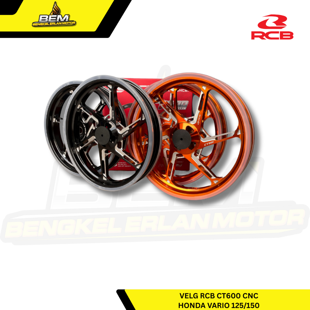 Jual VELG RCB CT600 VARIO 125 VARIO 150 VARIO 160 CBS CT600 CNC ...