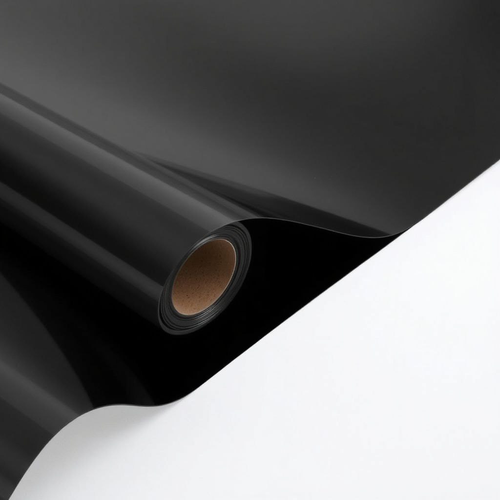 Jual mika pvc sheet 0,14 multifungsi plastik tebal dan lentur hitam jual meteran (bahan sampul ...