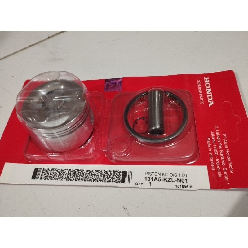 Jual PISTON KIT SET RING SEHER PEN KLIP BEAT FI STATER KASAR/ BEAT ...