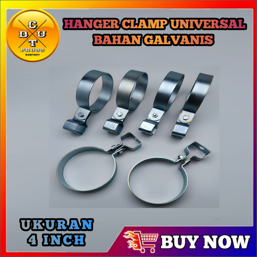 Jual Hanger Clamp Engsel - Klem Gantung Pipa Size 4 Inch, klem Gantung ...