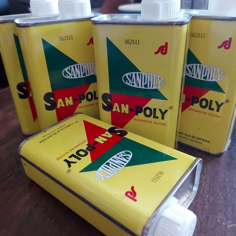 Jual SANPOLY pengkilat dan pembersih cat 250ml | Shopee Indonesia