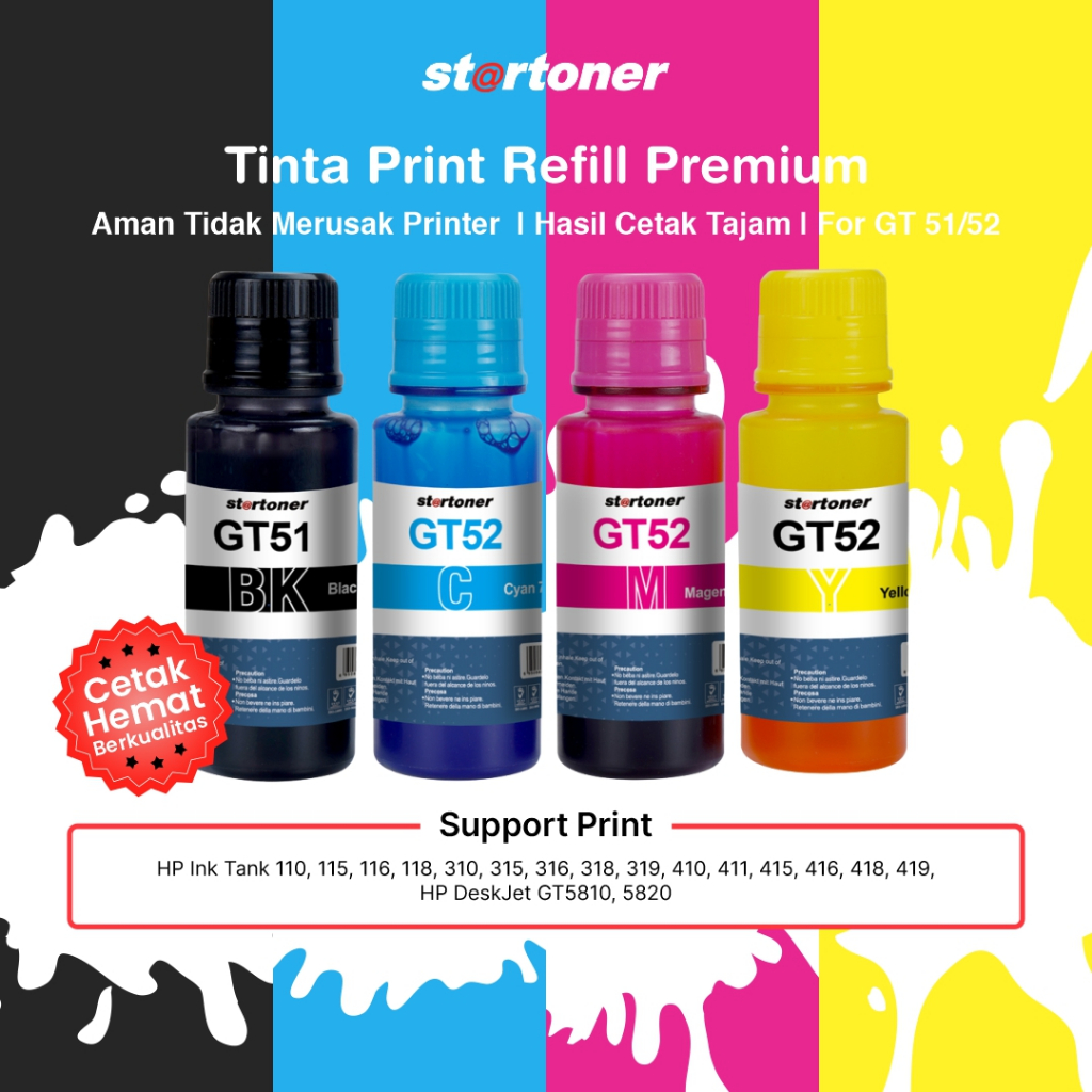 Jual Tinta Printer HP Ink Tank 315 / 310 / 115 / 415 / 319 / DeskJet ...