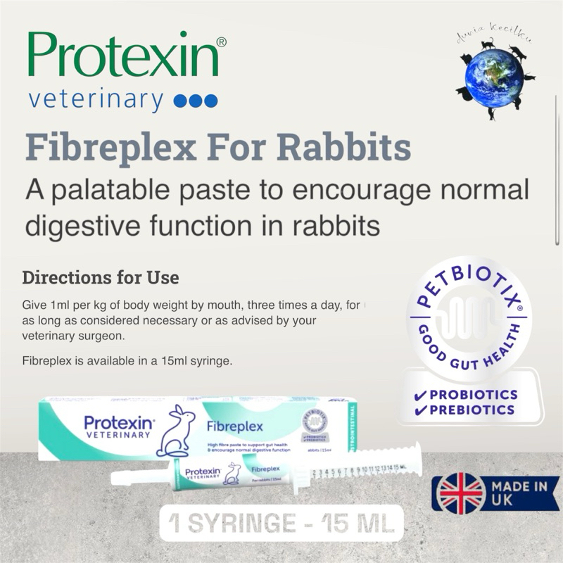 Jual Protexin Veterinary FIBREPLEX For RABBITS - Petbiotix / Probiotics ...