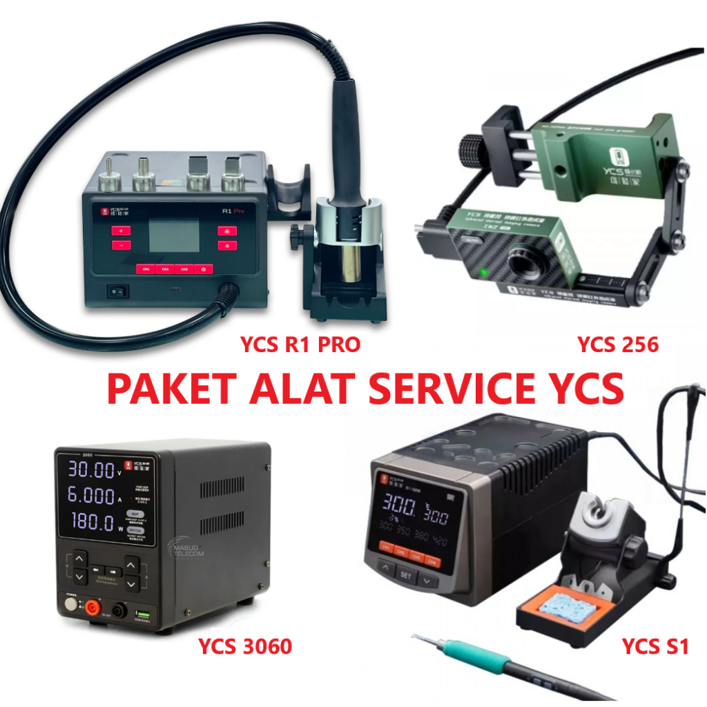 Jual 1 Paket Alat Service Merek YCS Blower YCS R1 PRO / Solder YCS S1 ...