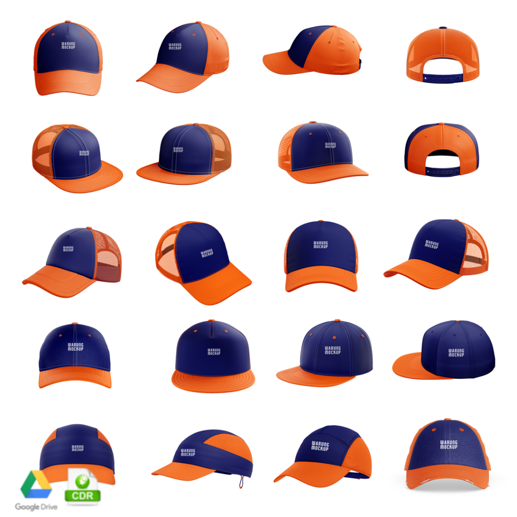 Jual MOCKUP TOPI - CORELDRAW (PRODUK DIGITAL) | Shopee Indonesia